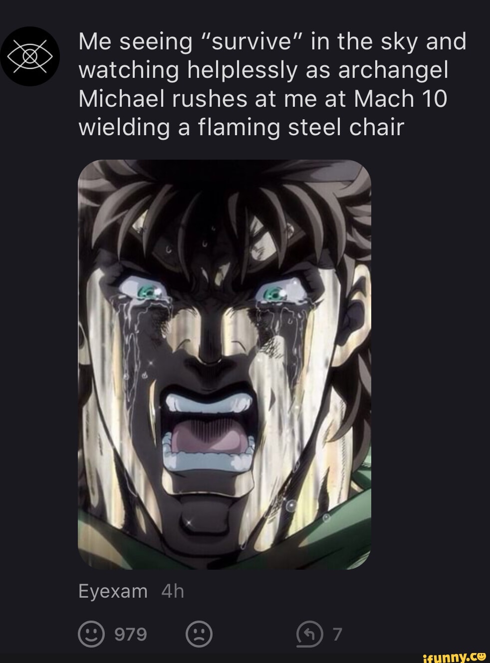 Me seeing "survive" in the sky and watching helplessly as archangel ...