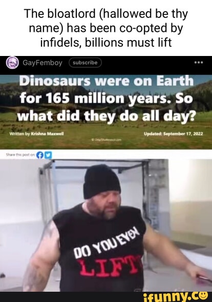 Bloatlord memes. Best Collection of funny Bloatlord pictures on iFunny