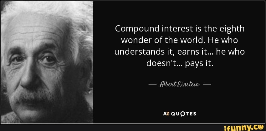 Compound interest is the eighth wonder of the world. He who understands ...