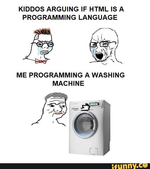 KIDDOS ARGUING IF HTML IS A PROGRAMMING LANGUAGE ME PROGRAMMING A ...