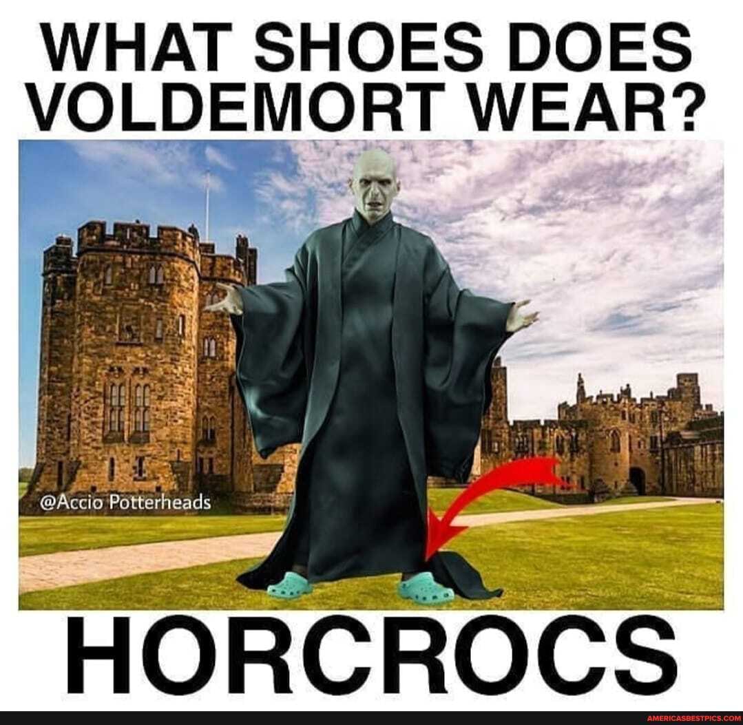 WHAT SHOES DOES VOLDEMORT WEAR? HORCROC - America’s best pics and videos