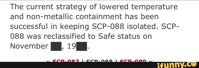 The current strategy of lowered temperature and non-metallic ...