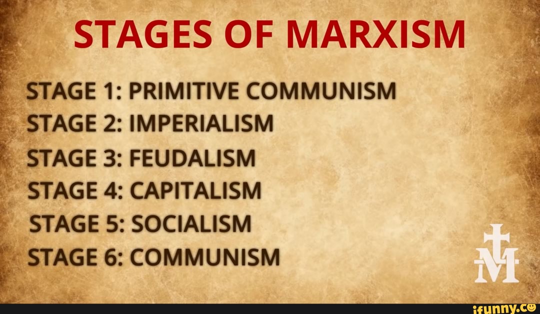 STAGES OF MARXISM STAGE 1: PRIMITIVE COMMUNISM STAGE 2: IMPERIALISM ...