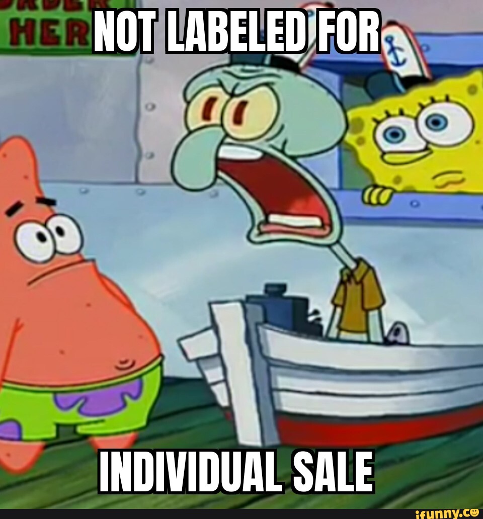 NOT LABELED FOR INDIVIDUAL SALE - iFunny