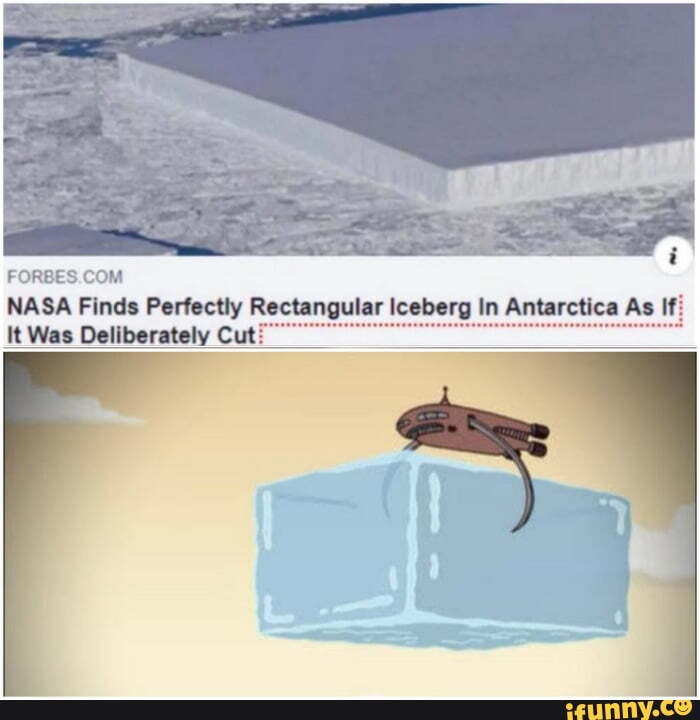 NASA Finds Perfectly Rectangular Iceberg In Antarctica As It Was ...
