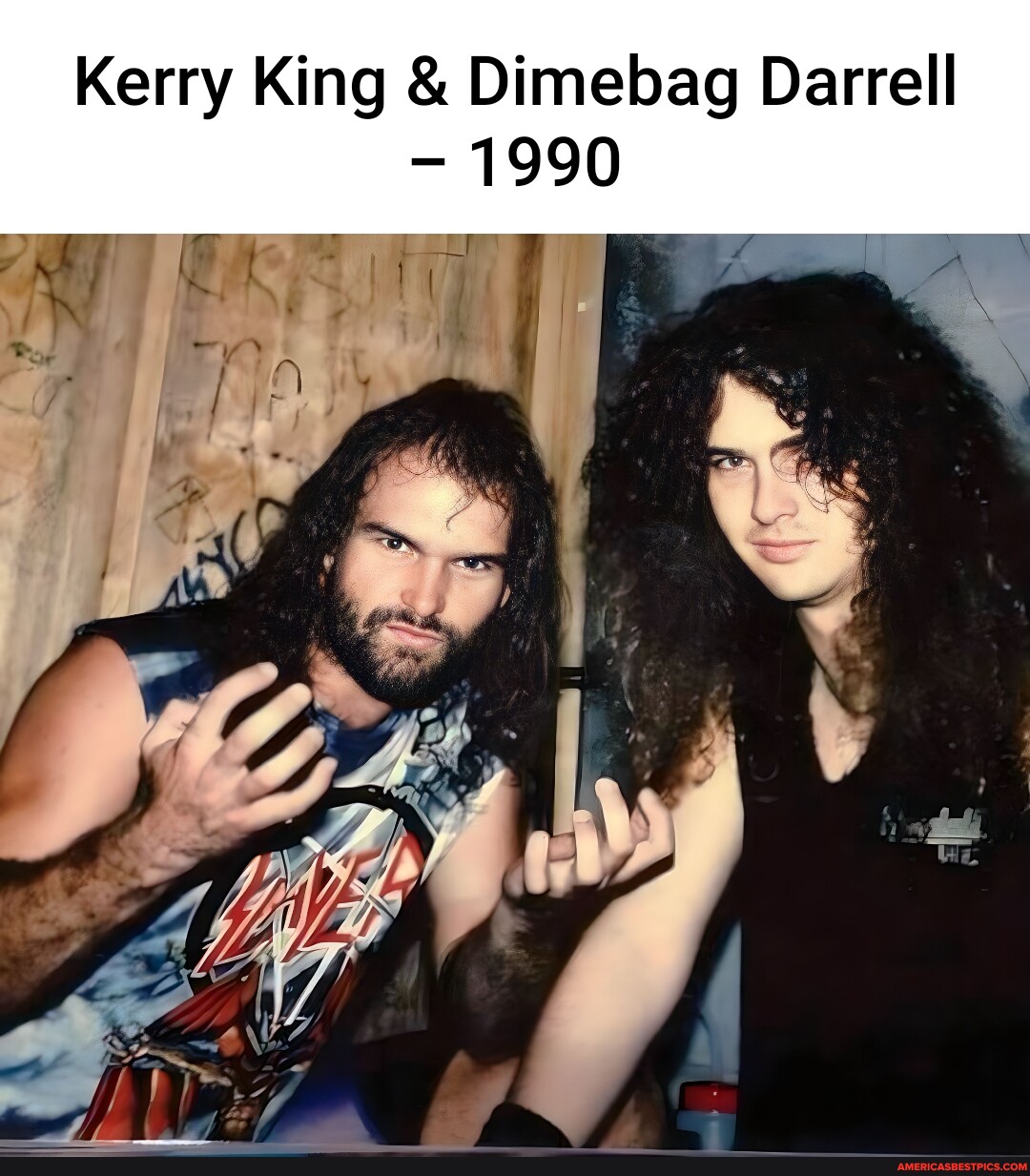 Kerry King & Dimebag Darrell 1990 - America’s best pics and videos