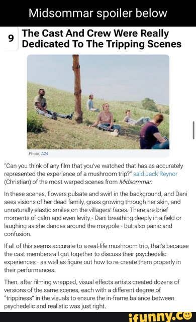 Midsommar spoiler below The Cast And Crew Were Really Dedicated To The ...