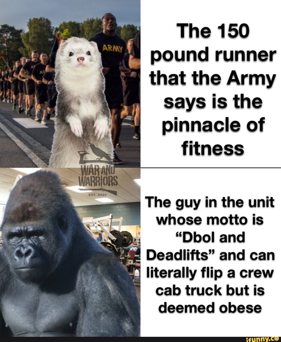RI The 150 pound runner that the Army says is the pinnacle of fitness ...