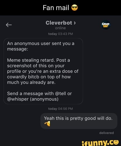 Cleverbot memes. Best Collection of funny Cleverbot pictures on iFunny