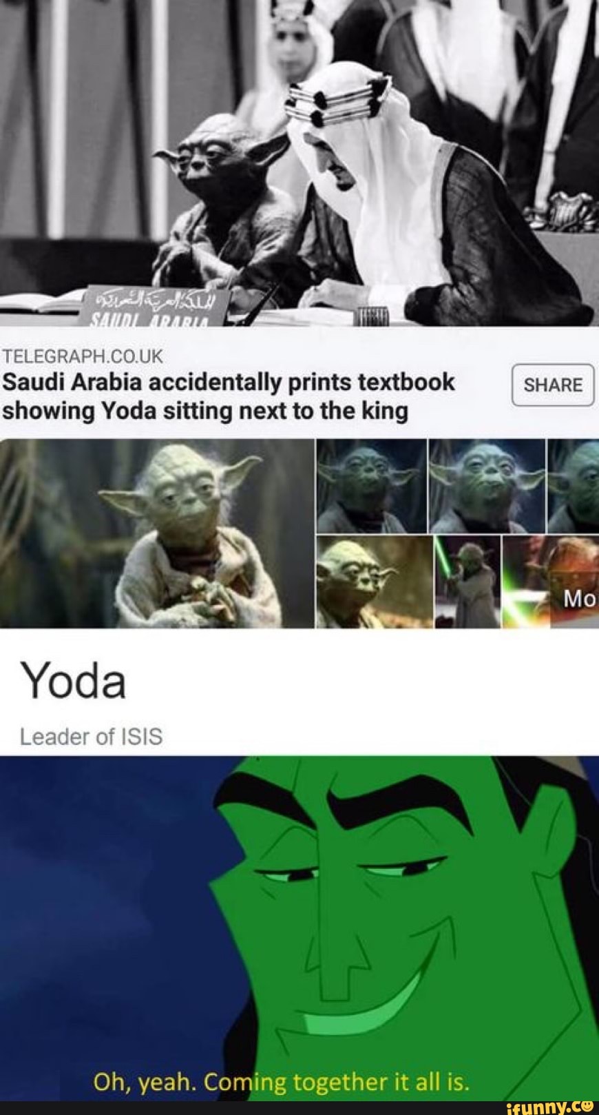 TELEGRAPHCO UK Saudi Arabia accidentally prints textbook SHARE showing ...