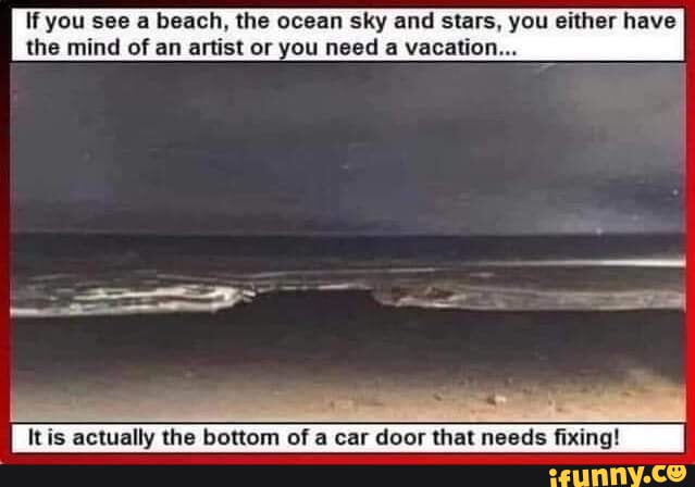 If you see a beach, the ocean sky and stars, you either have the mind ...