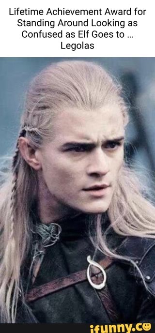 One Confused Elf - Lifetime Achievement Award for Standing Around ...