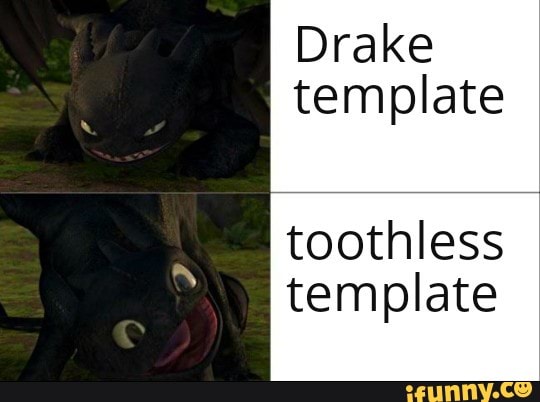 Toothless template - iFunny