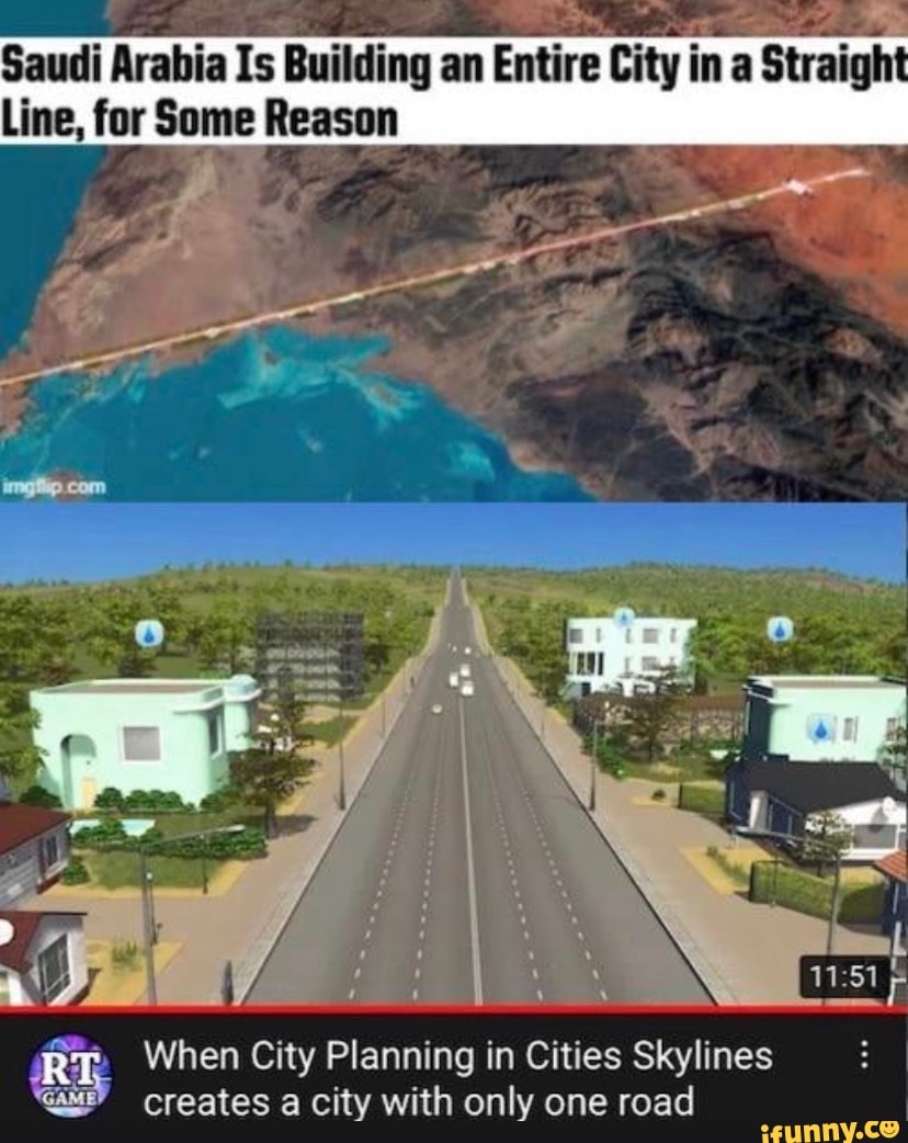Saudi Arabia Is Building an Entire City ina Straight Line, for Some ...