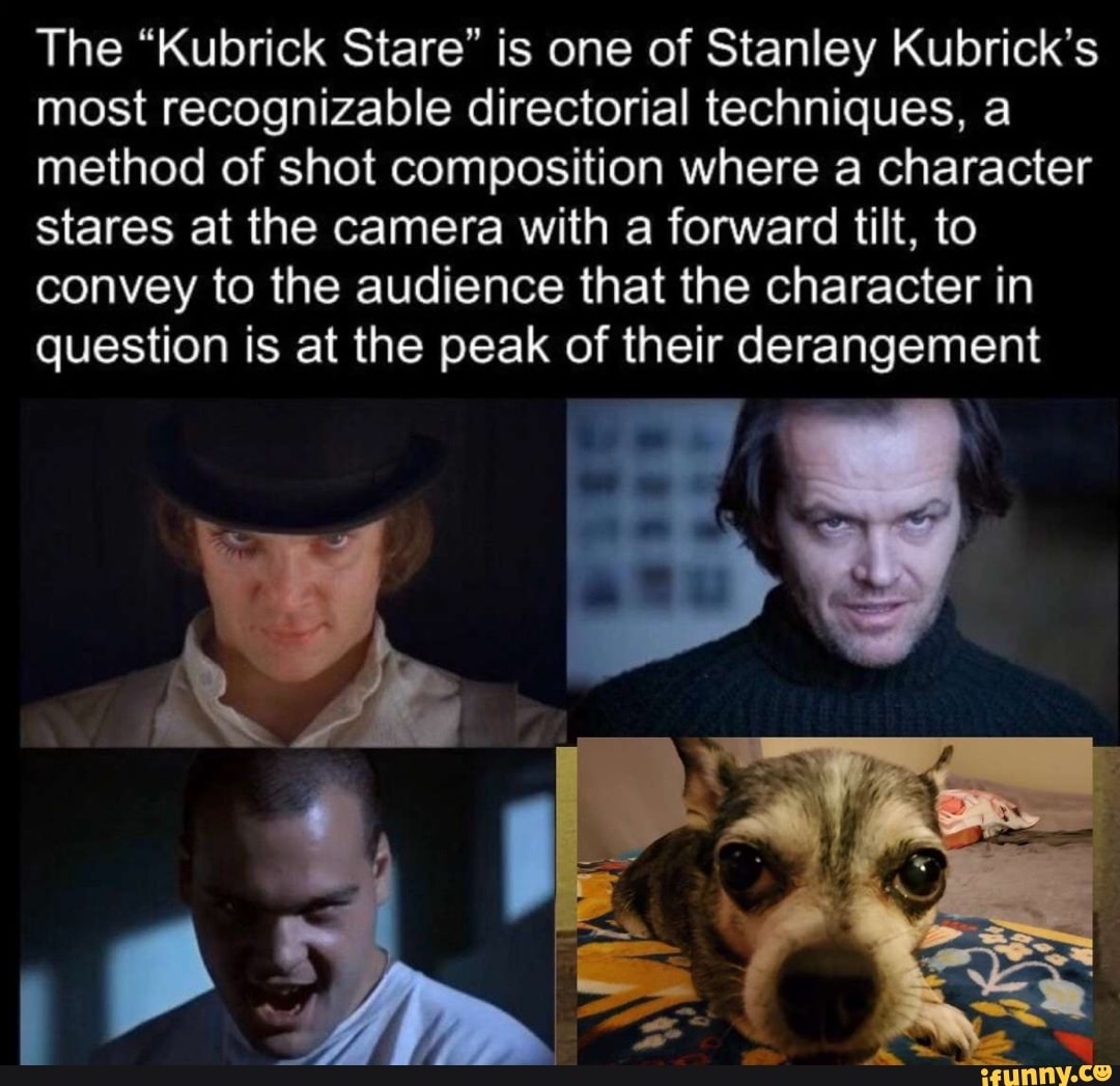 The "Kubrick Stare" is one of Stanley Kubrick's most recognizable ...