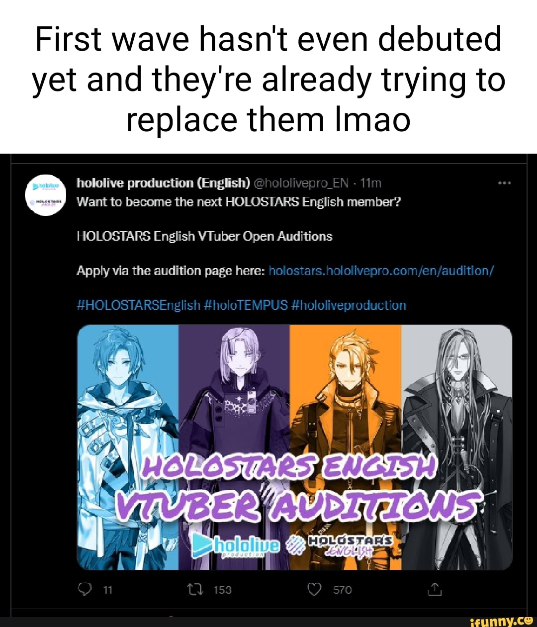 First wave hasn't even debuted yet and they're already trying to ...