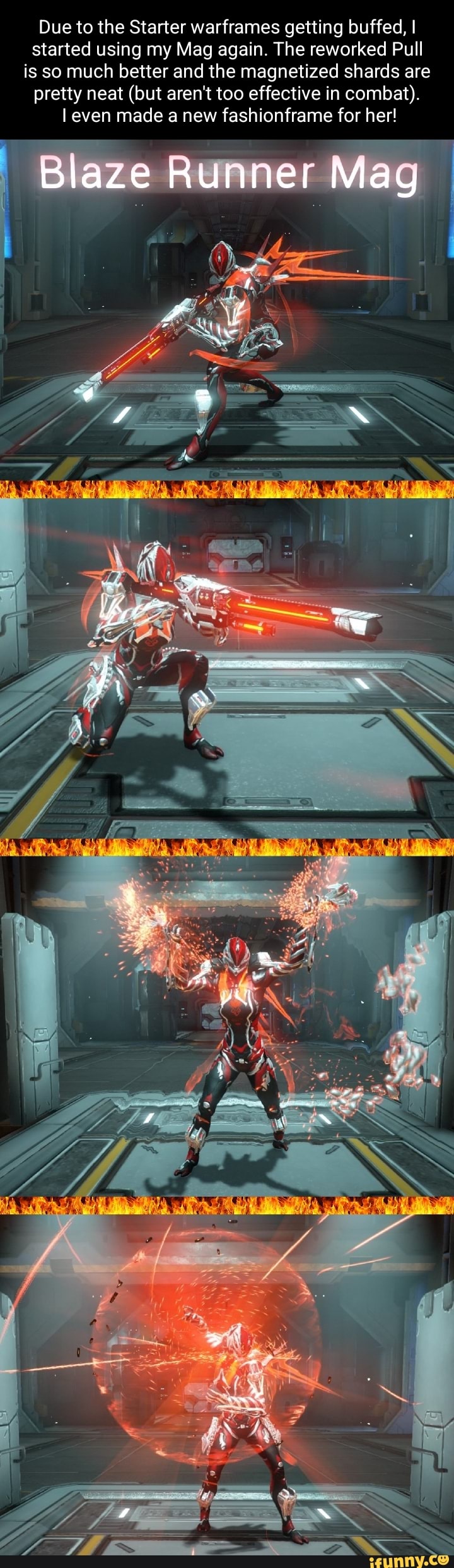 Due to the Starter warframes getting buffed, I started using my Mag ...