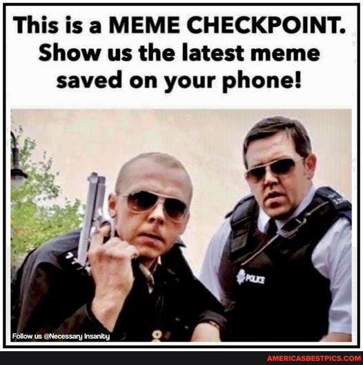 Show me. - This is a MEME CHECKPOINT. Show us the latest meme saved on ...