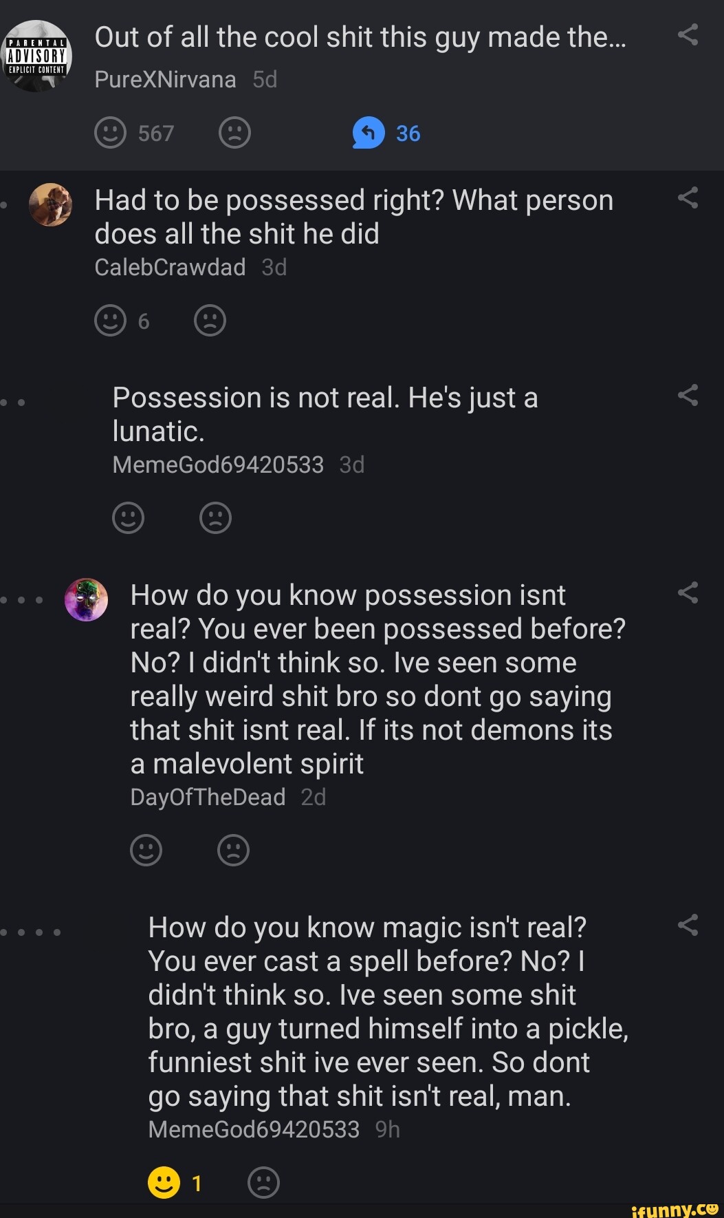 Posessed memes. Best Collection of funny Posessed pictures on iFunny