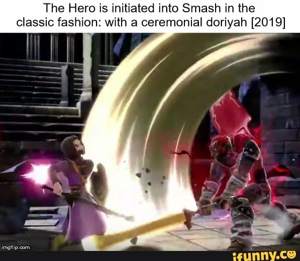The Hero is initiated into Smash in the classic fashion: with a ...