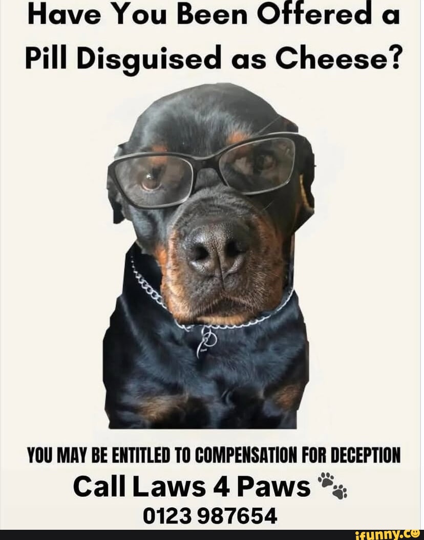 Have You Been Offered a Pill Disguised as Cheese? YOU MAY BE ENTITLED ...
