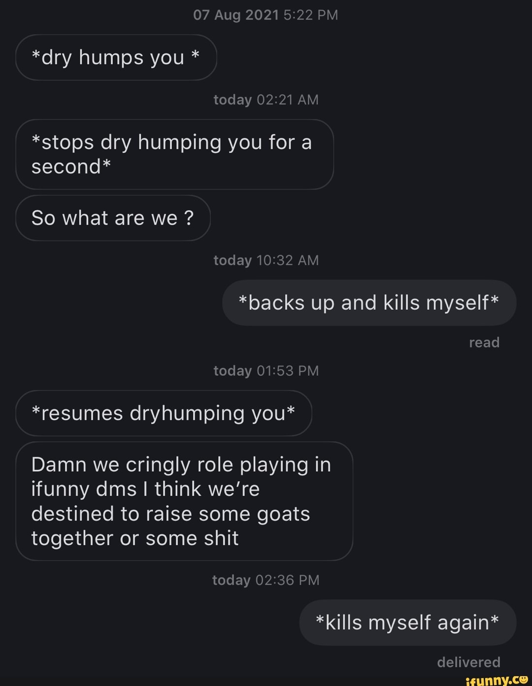 Dryhumping memes. Best Collection of funny Dryhumping pictures on iFunny