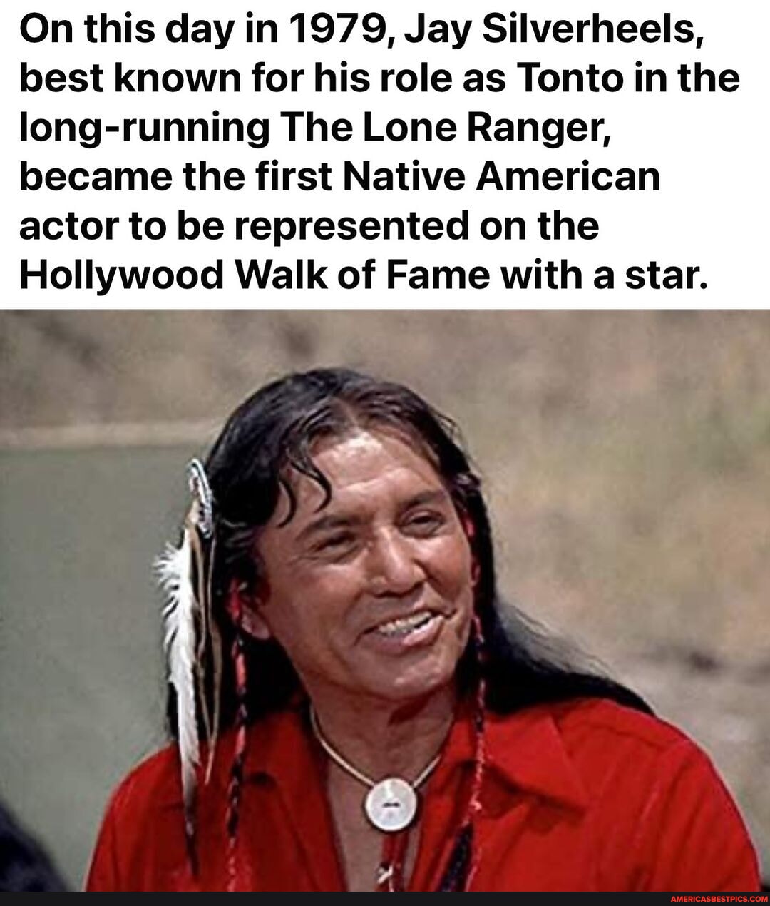 On this day in 1979, Jay Silverheels, best known for his role as Tonto ...