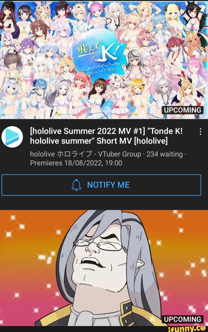 UPCOMING [hololive Summer 2022 MV #1] "Tonde K! hololive summer" Short MV [hololive] hololive ...