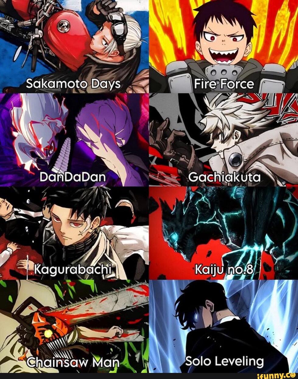 Sakamoto Bays ' x Kagurabachi Chainsaw Man solo Leveling - iFunny