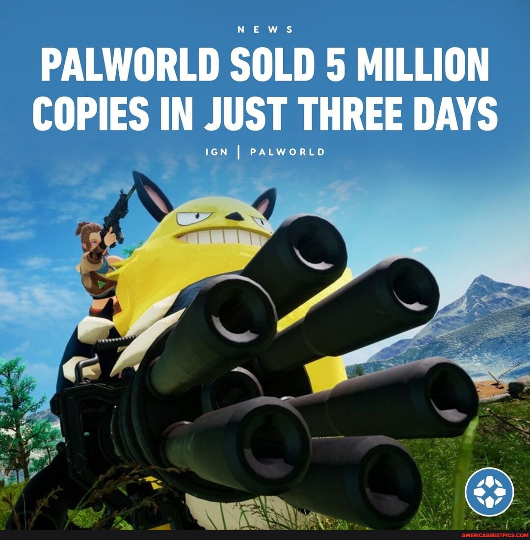 PALWORLD SOLD 5 MILLION COPIES IN JUST THREE DAYS IGN I PALWORLD ...