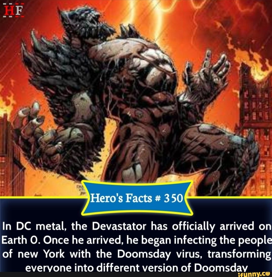 Heros Facts 350 In DC metal, the Devastator has officially arrived on ...