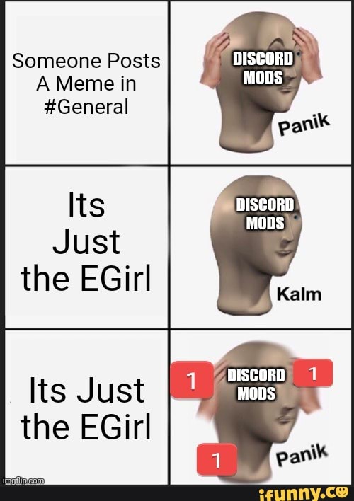 Someone Posts A Meme in #General DISCORD DIscoRD MODS BISCORD mODS Its ...