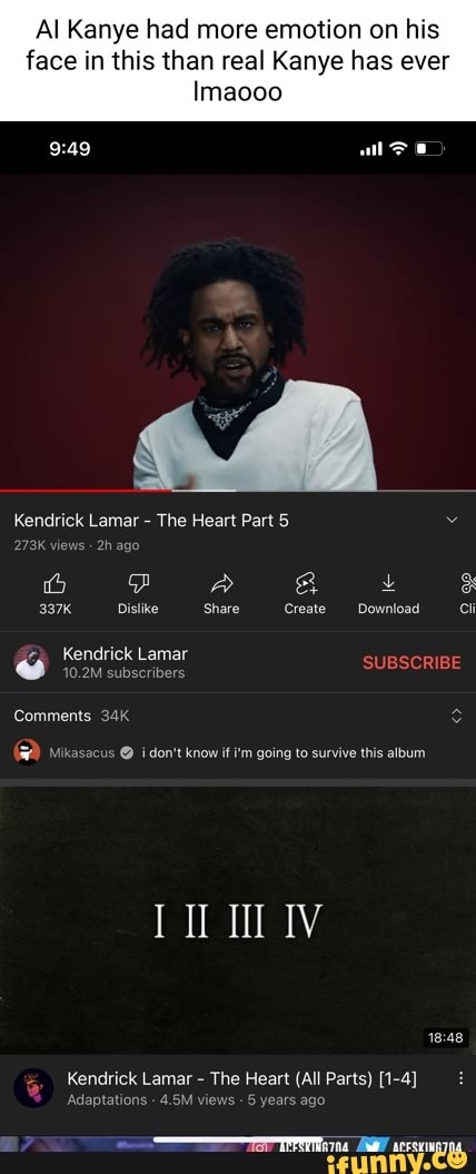 Al Kanye had more emotion on his face in this than real Kanye has ever ...