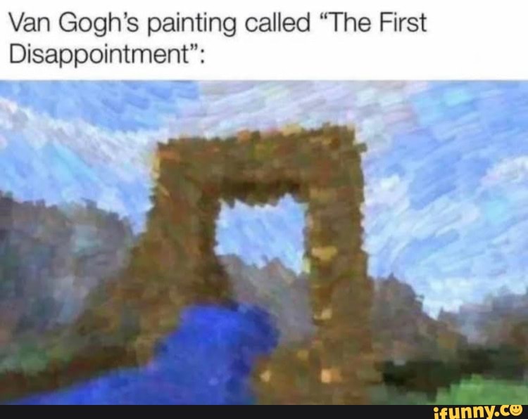 Van Gogh's painting called "The First Disappointment": - iFunny