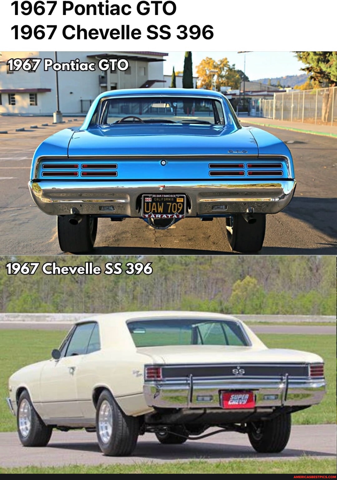 1967 Pontiac GTO 1967 Chevelle SS 396 1967 Pontiac GTO - America’s best ...