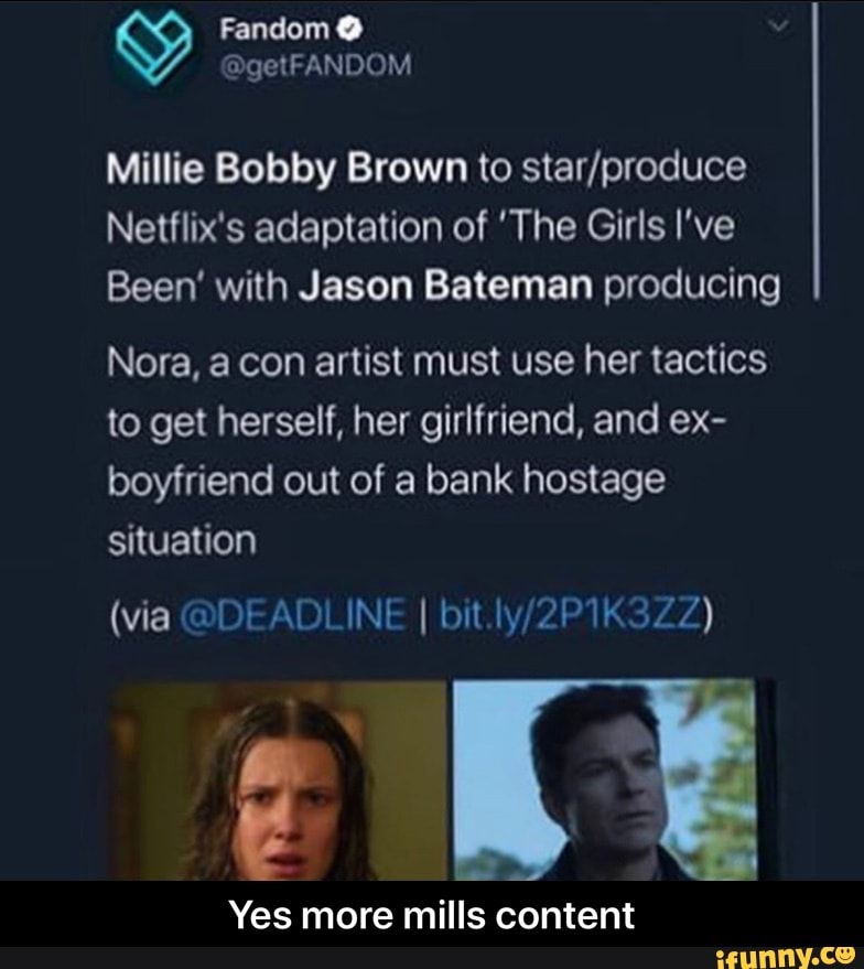 Millie Bobby Brown to star/produce Netflix's adaptation of 'The Girls I ...