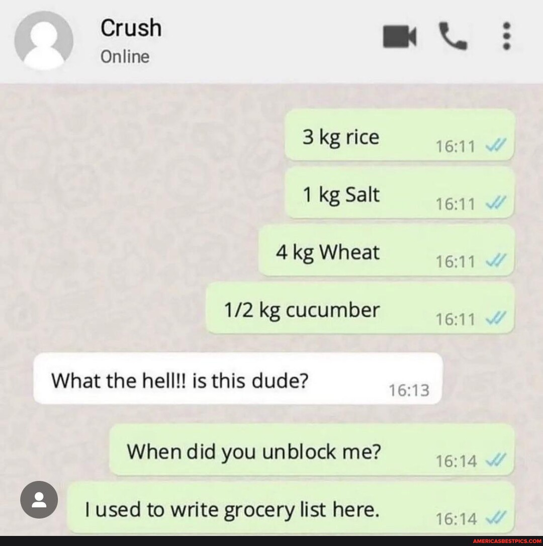Crush Online 3 kg rice 1 kg Salt 4 kg Wheat kg cucumber What the hell ...