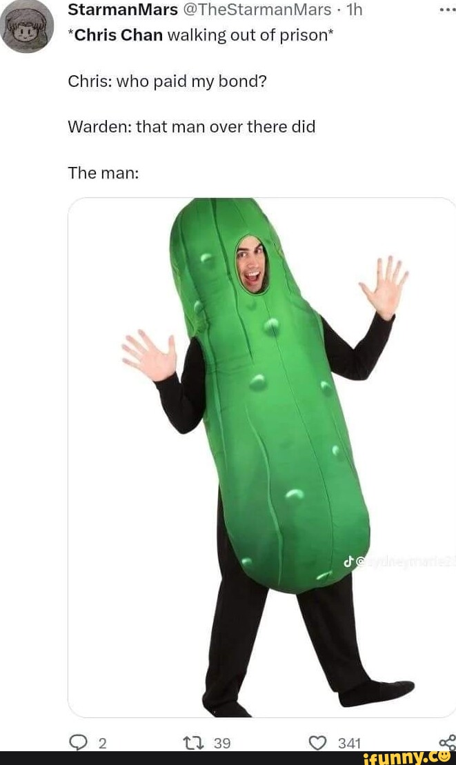 StarmanMars @TheStarmanMars *Chris Chan walking out of prison* Chris ...