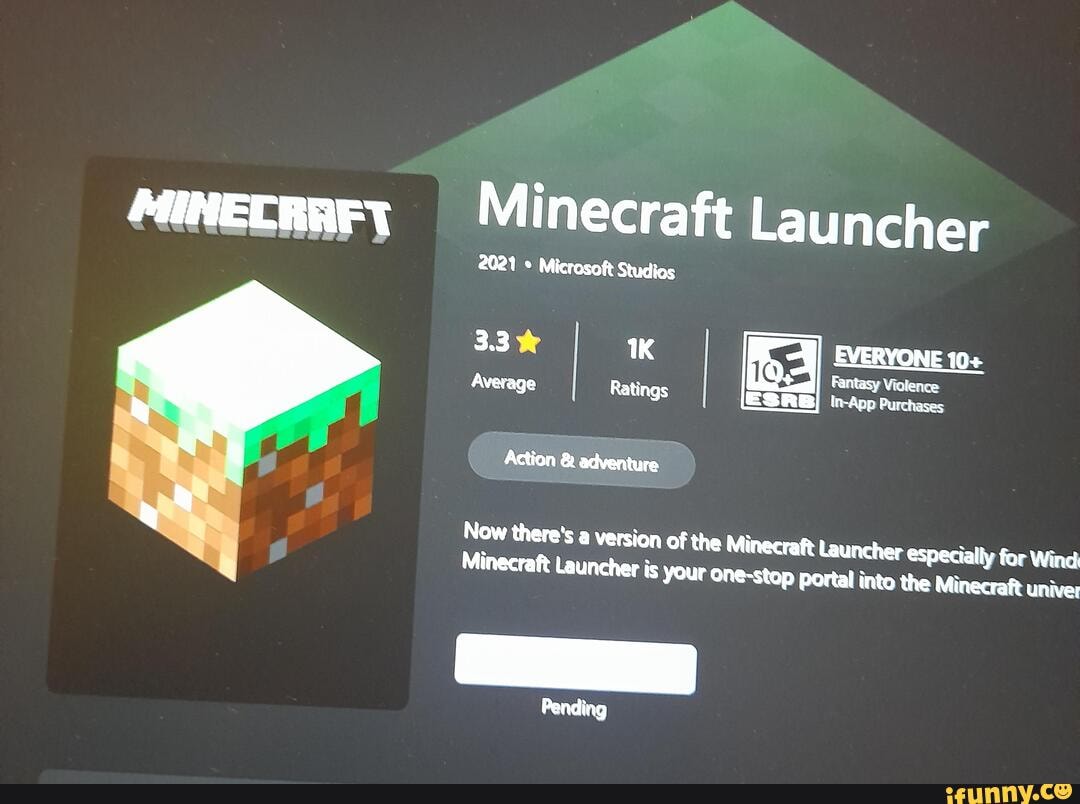 MINEcRaEY Minecraft Launcher 2021 Microsoft Studios 3.3 EVERYONE 10 ...