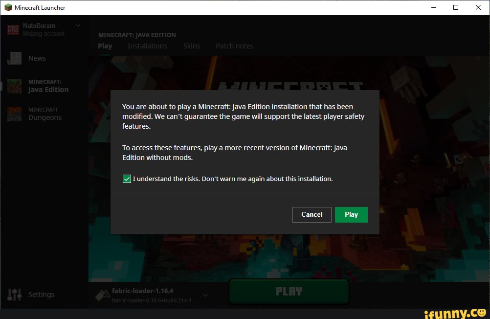 Raft You are about to play a Minecraft: Java Edition installation that ...