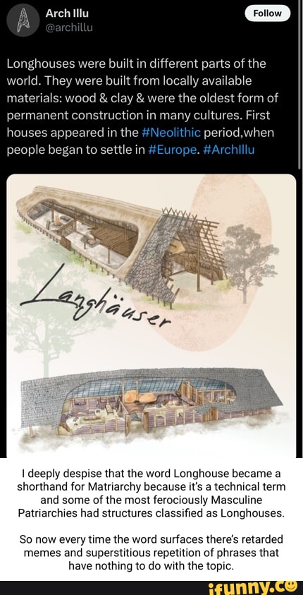 Follow Longhouses were built in different parts of the world. They were ...