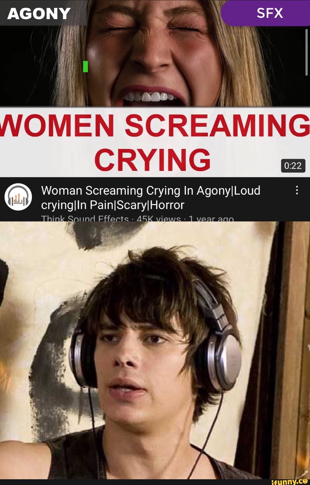 AGONY OMEN SCREAMING ING CRYING Woman Screaming Crying In AgonyILoud ...