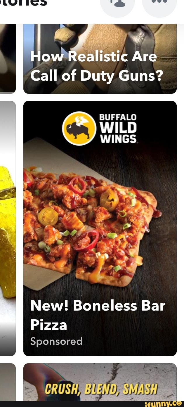 How Realistic Are Call of Duty Guns? BUFFALO WILD WINGS New! Boneless ...