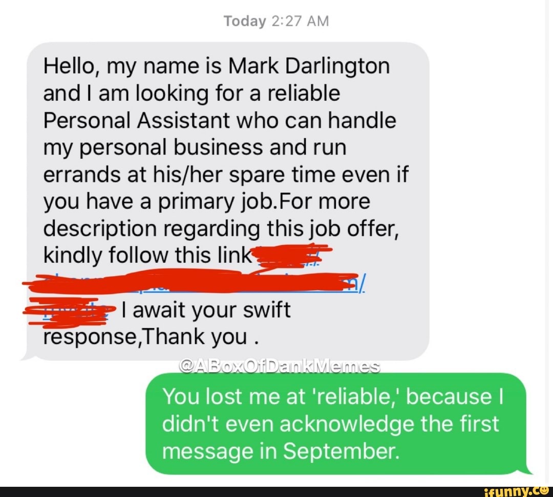 Today AM Hello, my name is Mark Darlington and I am looking for a ...