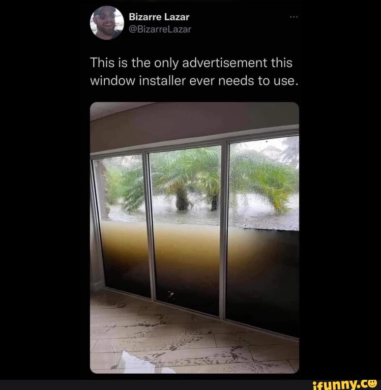 Bizarre Lazar This is the only advertisement this window installer ever ...