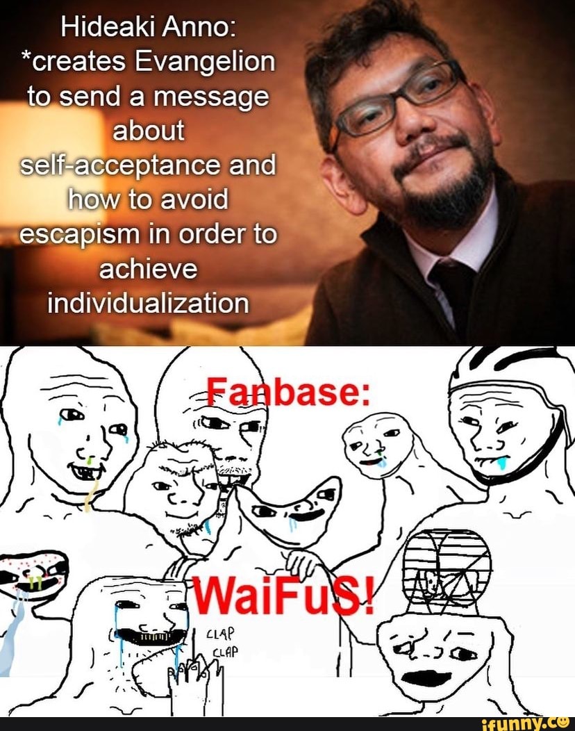 Hideaki Anno: "creates Evangelion to send a message about self ...