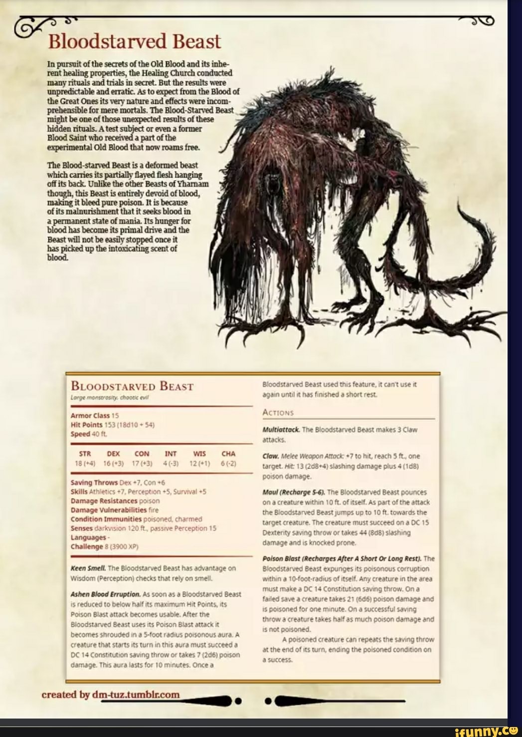 Bloodstarved Beast In pursuit of the secrets of the Old Blood and its ...