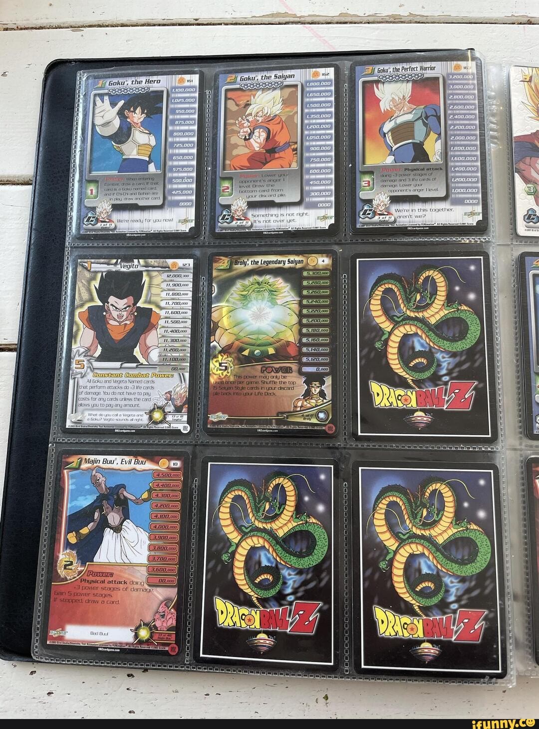 DBZ score cards collection - Goku, the Saiyan he Legendory Saigon - iFunny