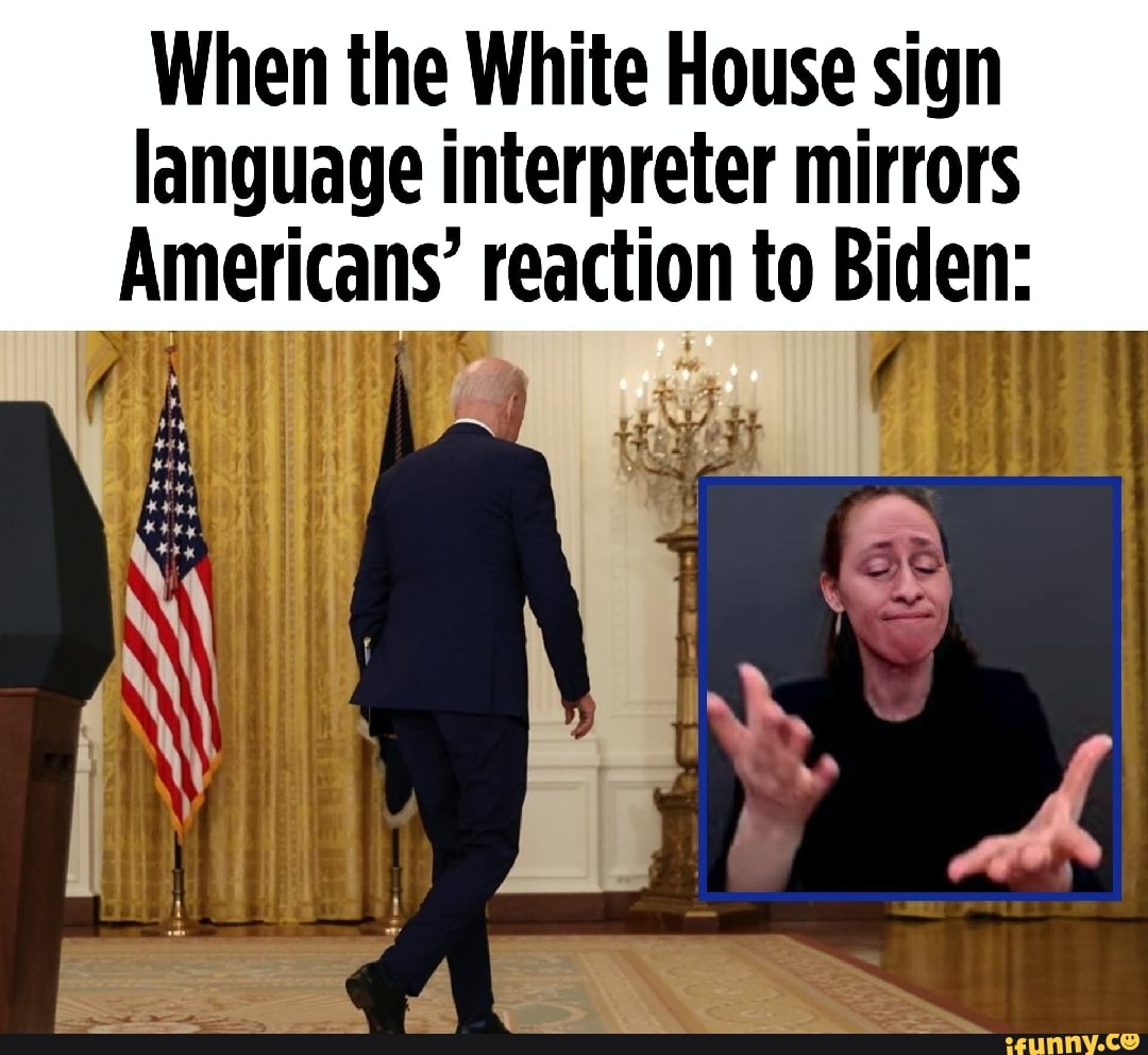 When the White House sign language interpreter mirrors Americans ...
