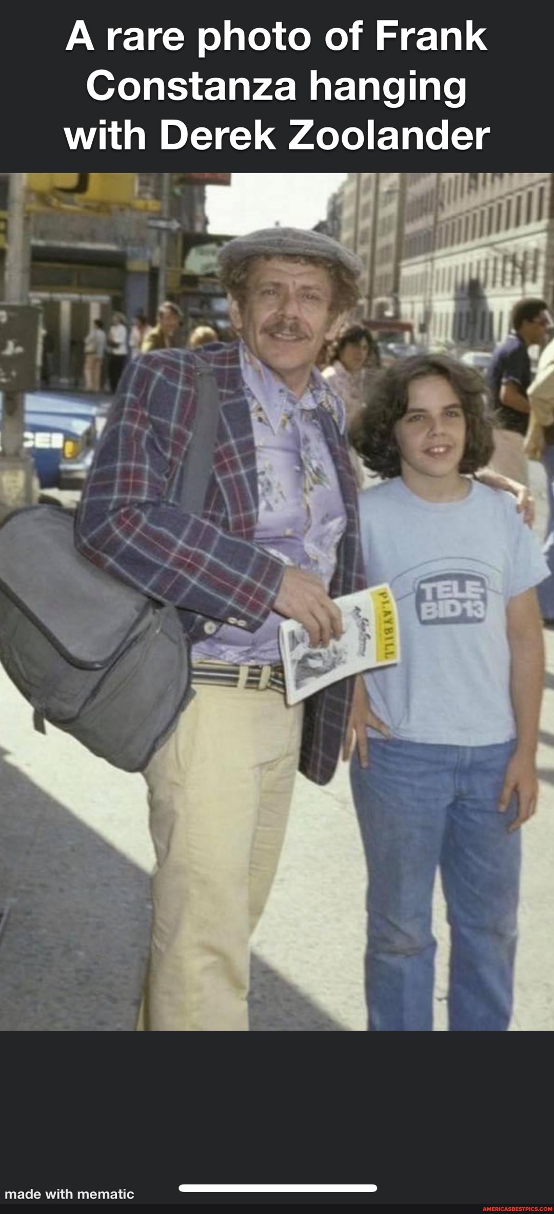 A rare photo of Frank Constanza hanging with Derek Zoolander - America ...